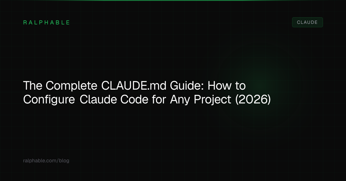 The Complete CLAUDE.md Guide: How to Configure Claude Code for Any ...