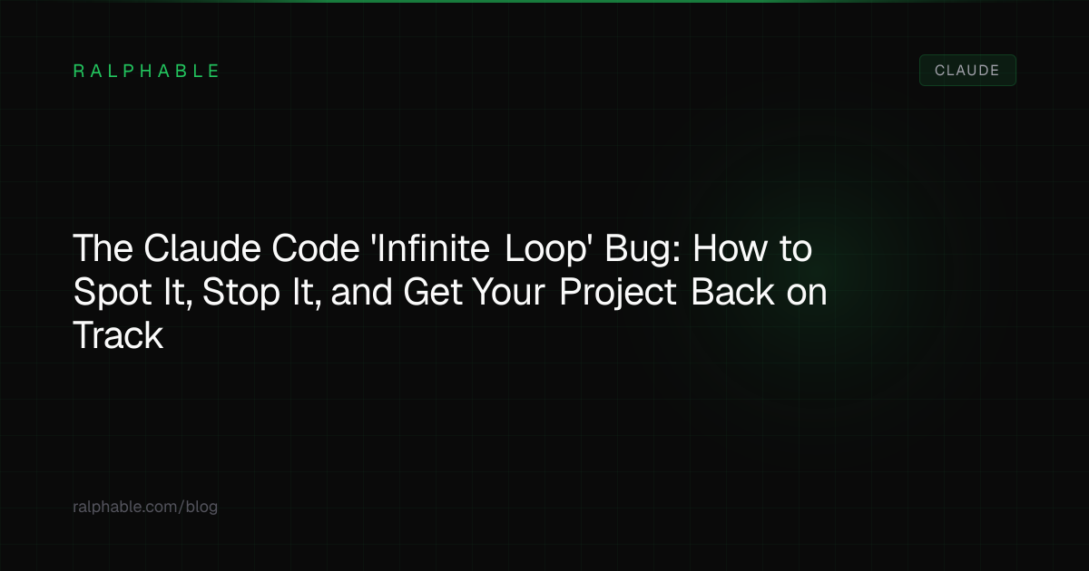 The Claude Code 'Infinite Loop' Bug: How to Spot It, Stop It, and Get ...